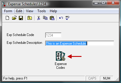 Create, Edit or Delete an Expense Schedule – Juris