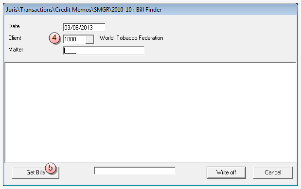 Write Off a Matter or Client Balance – Juris