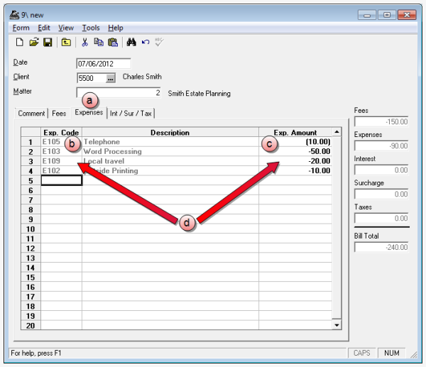Unpost a Manual Bill – Juris