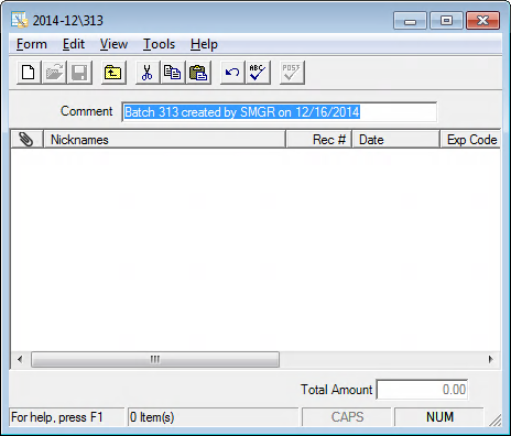 Create an Expense Entry – Juris