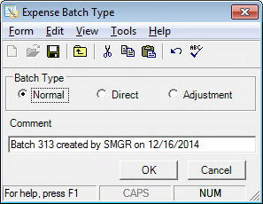 Create an Expense Entry – Juris