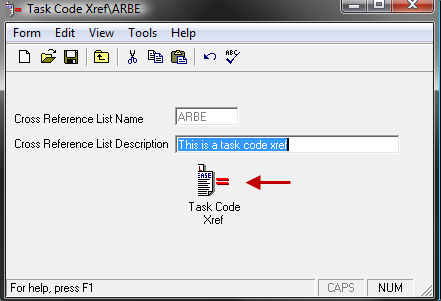 Task Code Xref – Juris